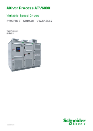 ATV6000 PROFINET Manual - VW3A3647 | Schneider Electric