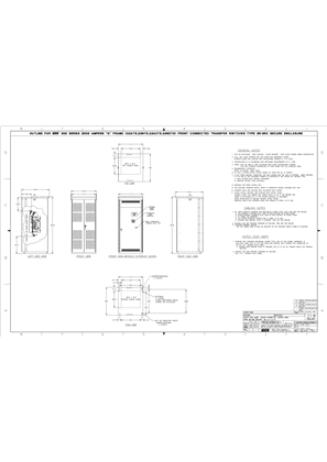 Outline Drawing | ASCO SERIES 300 Group G Transfer Switch (ATS/NTS/ADTS ...