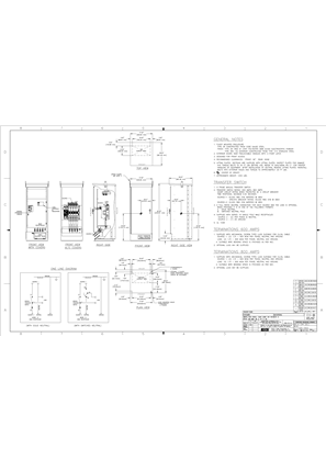 300 SERIES Manual Transfer Switch Drawing HMTQ (600-800 Amps) Technical ...