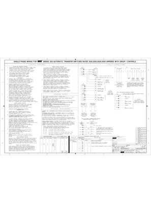 Wiring Diagram | ASCO SERIES 300 Automatic & Service Entrance Transfer ...