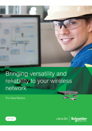 Trio Data Radio Brochure Letter | Schneider Electric