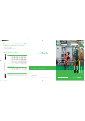 Versatile, optimized lighting for power& control panels Brochure ...