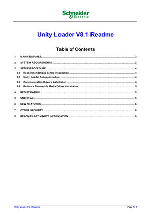 Unity Loader | Schneider Electric