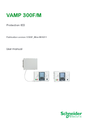 User Manual - VAMP 300 Feeder and Motor Protection IED User guide ...