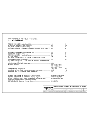 VLVAF2P03506AA Technical Drawings | Schneider Electric