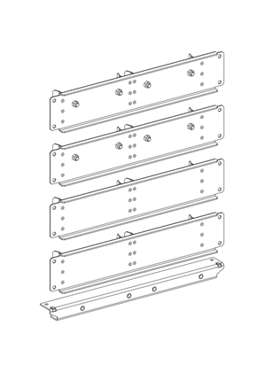 steel mounting kit, Altivar Process Modular, for Standard power module ...