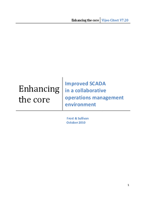 Vijeo Citect V7.20 Whitepaper - Improved SCADA in a collaborative operations management ...