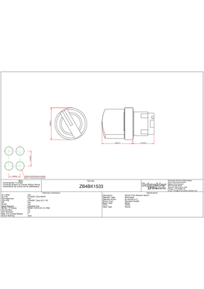 ZB4BK1533_CAD | Schneider Electric