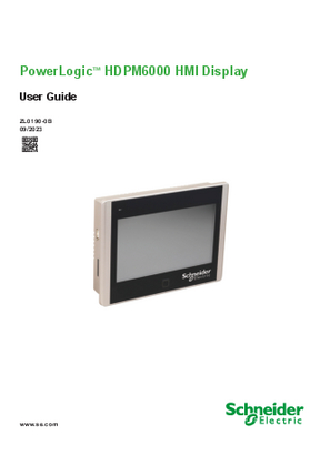 PowerLogic™ HDPM6000 HMI Display | Schneider Electric