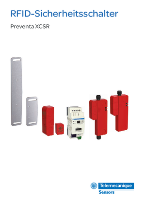 RFID-Sicherheitsschalter Preventa XCSR Katalog | Schneider Electric