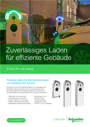 EVlink Pro AC Metal - Zuverlässiges Laden für effiziente Gebäude ...