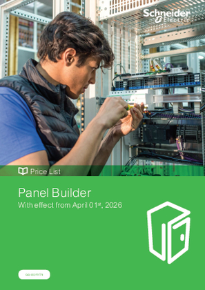 Panel Builder With effect from January 15th, 2026 | Schneider Electric
