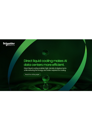 Energy and Water Efficiencies of Direct Liquid Cooling | Schneider Electric