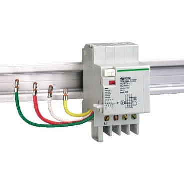 20678 - earth-leakage module Vigi C32 - 4P - 40A - 220..415V - 30mA ...