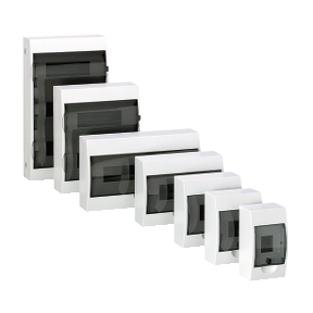 13912 - Mini Pragma surface enclosure - IP 40 - 2 x 12 modules - opaque ...