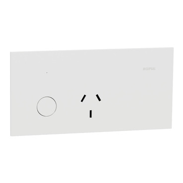 1010CSZ-ZW - Single Switch Power Point, Clipsal Solis, Smart Switch ...