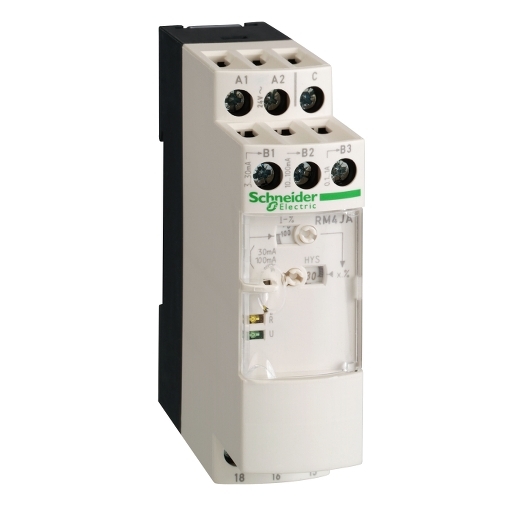 RM4JA01B - current measurement relay RM4-J - range 3..1000 mA - 24 V ...