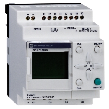 SR1A101BD - Zelio Logic - Beschermingsmodule voor smart relais 10 I-O 24V DC | Schneider ...