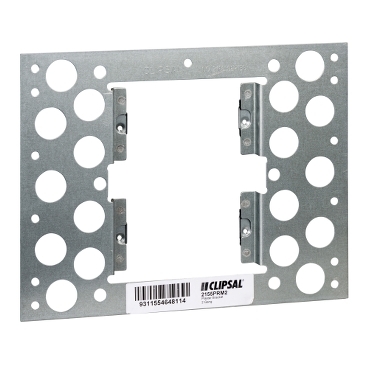 2155PRM2 - Metal Plaster Bracket, 2000 Series, Vertical 2 Gang, Recess ...