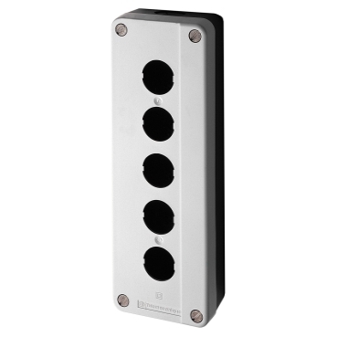 XALB05 - empty control station - XAL-B - plastic - 5 horizontal ...