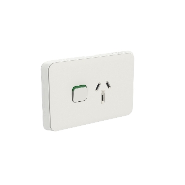 3015C-WY - Single Power Point Skin, Clipsal Iconic, Horizontal Mount ...
