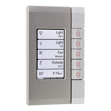5085EDLB-SS - Wall Plate, C-Bus, Saturn, Enhanced Dynamic Labelling ...