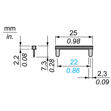 RXZS2 - bus jumper, Harmony Electromechanical Relays, 2 poles, for all ...