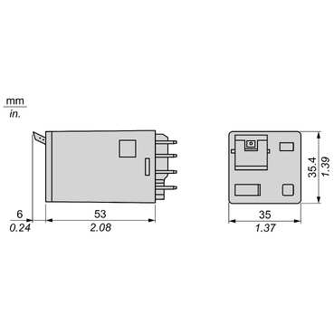 RUMF32F7 - universal plug in relay, Harmony Electromechanical Relays ...