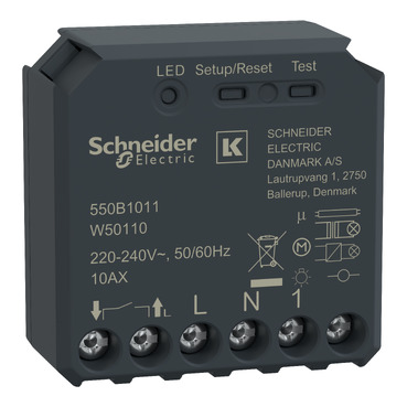 550B1011 - Wiser Trådløs relæ for indbygning (puck) | Schneider ...