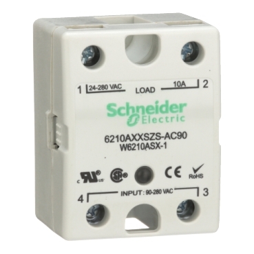 6210AXXSZS-AC90 - Relay, SE Relays, solid state, SPST NO, 10A, 24V to ...