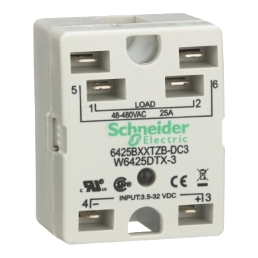 6425BXXTZB-DC3 - Relay, SE Relays, solid state, DPST NO, 25A, 48V to ...
