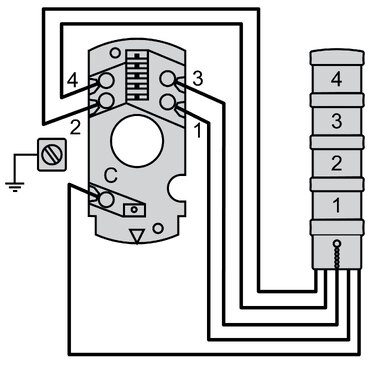XVBC21A - Base unit with cover, Harmony XVB Universal, side cable entry ...