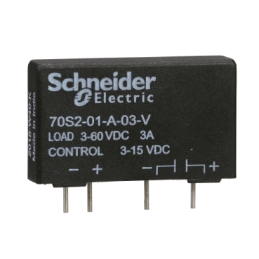 70S2-01-A-03-V - Relay, SE Relays, solid state, SPST, 3A, 3 to 60VDC, 3 ...