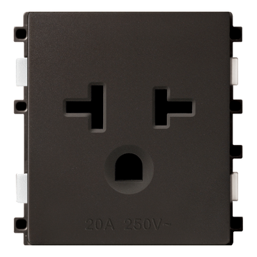84426MPH20_BZ - 250V 20A Philippines 3 Pin Socket 2M Sized Module ...