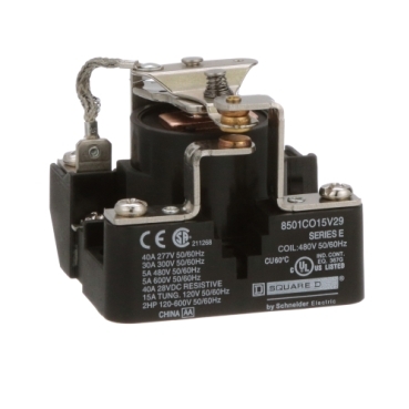 8501CO15V29 - Power Relay, Type C, 2 HP, 30A resistive at 300 VAC, SPDT ...