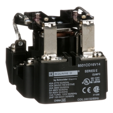 8501CO16V14 - Power Relay, Type C, 2 hp, 30A resistive at 300VAC, DPDT ...