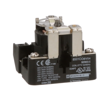 8501CO8V04 - Power Relay, Type C, 2.0 HP, 30A resistive at 300 VAC ...