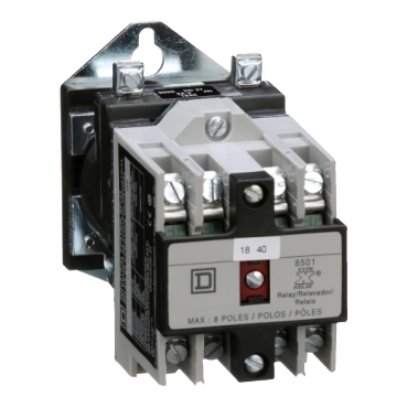 8501XDO40V53 - NEMA Control Relay, Type X, machine tool, 10A resistive ...