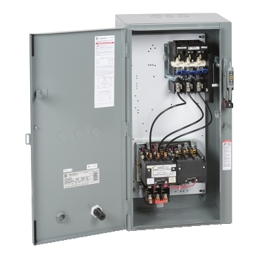8738SDG12V08 - NEMA Combination Starter, Type S, reversing, 60A fusible ...