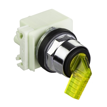 9001K43J1Y - selector switch Ø 30 - 3 positions - maintained ...