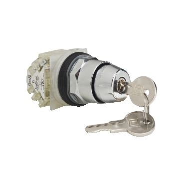 9001KS11K3H2 - Selector switch, Harmony 9001K, metal, key switch, 30mm ...