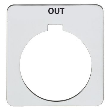9001KN222SP - push button legend plate 30mm t-k | Schneider Electric Canada