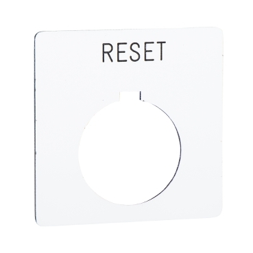 9001KN133WP - push button legend plate 30mm t-k | Schneider Electric ...