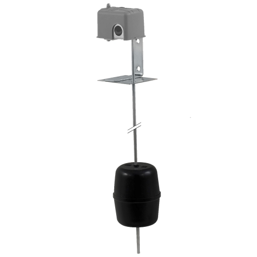 9036FG - Float switch, Square D Pumptrol, open tank, NEMA 1, pedestal mounted, 2 NC DPST DB ...