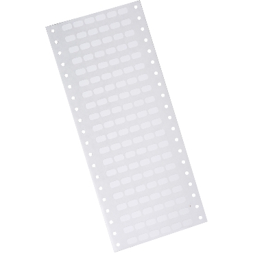 9080GH200 - Terminal block, Linergy, pin fed marking tab sheet, blank ...