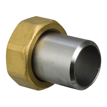 9112115025 - 2 x DN 25 Weld End Connections with Fibre Gaskets, G 1.1/4 ...