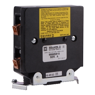9999SB15V03Y118 - Démarreur et contacteur NEMA, Type S, module pôle de ...