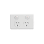 C2025-WE - Switched Socket Outlet, Classic C2000 Series, Twin, 250V ...