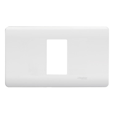 A8401SH_WE - Surround and Gridplate for 1M Sized Module, Horizontal ...