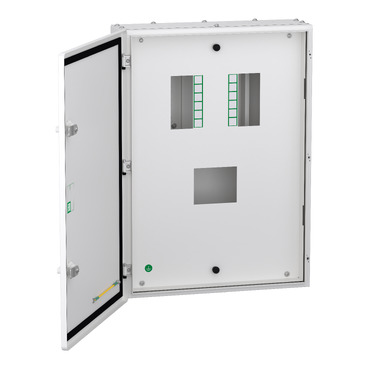 A9HVN04L - VTPN Distribution board, Acti9, 4 ways, 100A MCCB, double door metal, IP43 ...